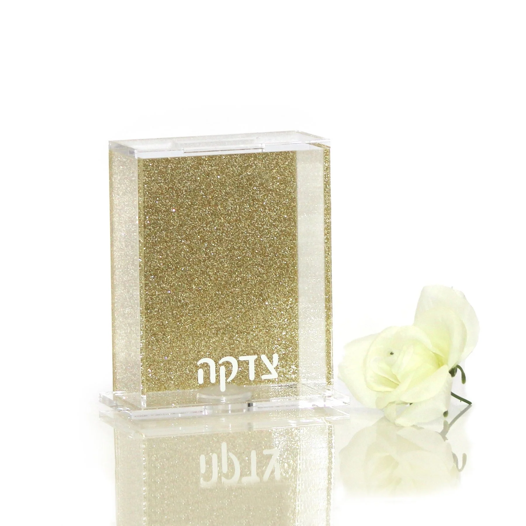 Jewish Acrylic Tzedakah Box Factory Custom Judaica Lucite Pushka ...