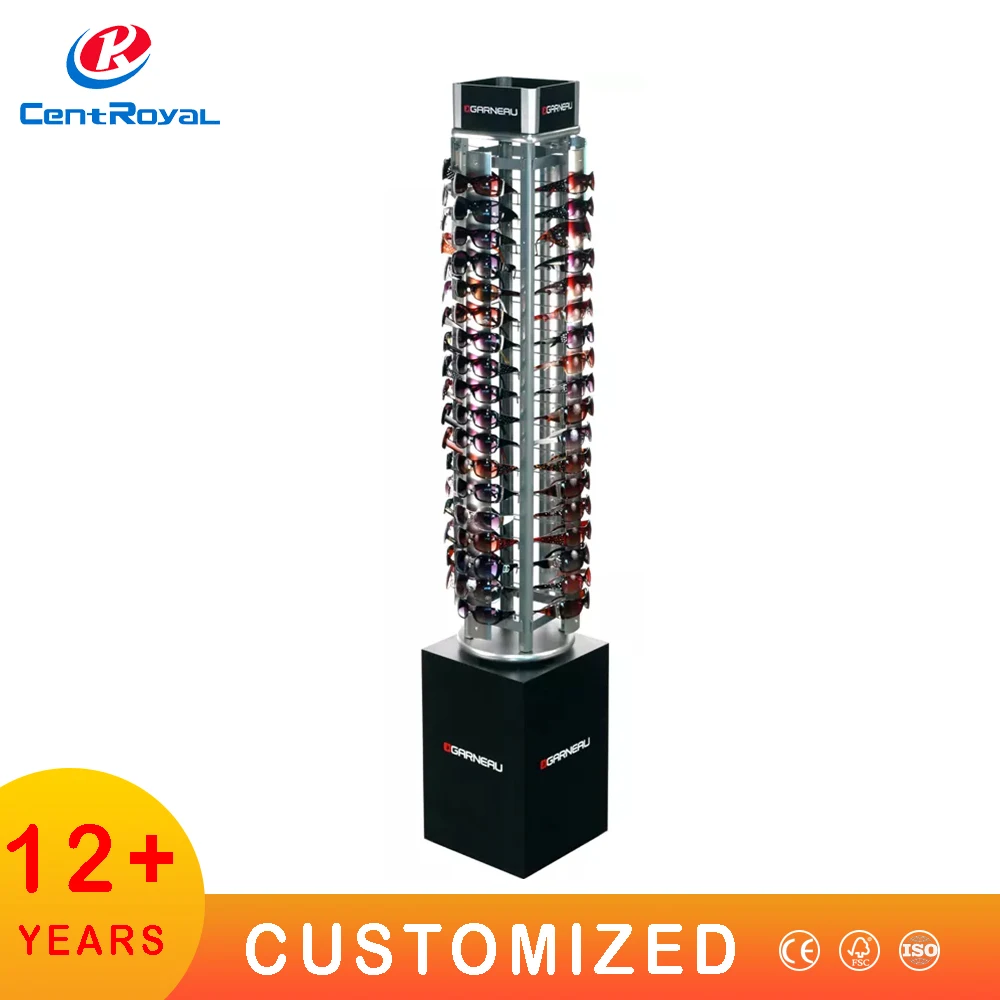 High Quality Rotating Floor Stand Sunglasses Display Rack