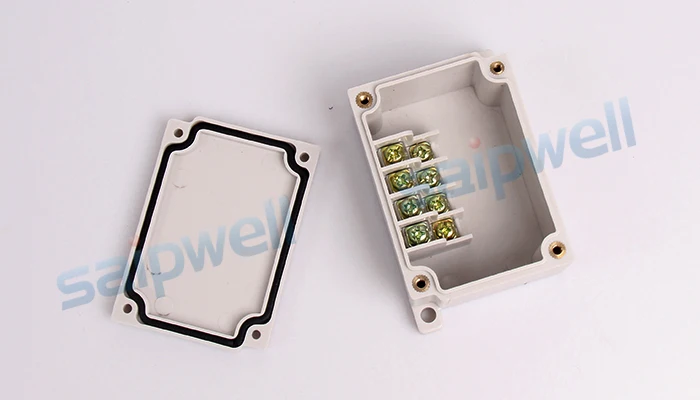 Saipwell Ip66 Plastic Junction Box Ds-pg-4p Wall Mounted Terminal Box 4 ...