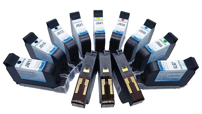 Compatible Original Ink Cartridge With Chips Black Jw11 Js10 Js12 White ...