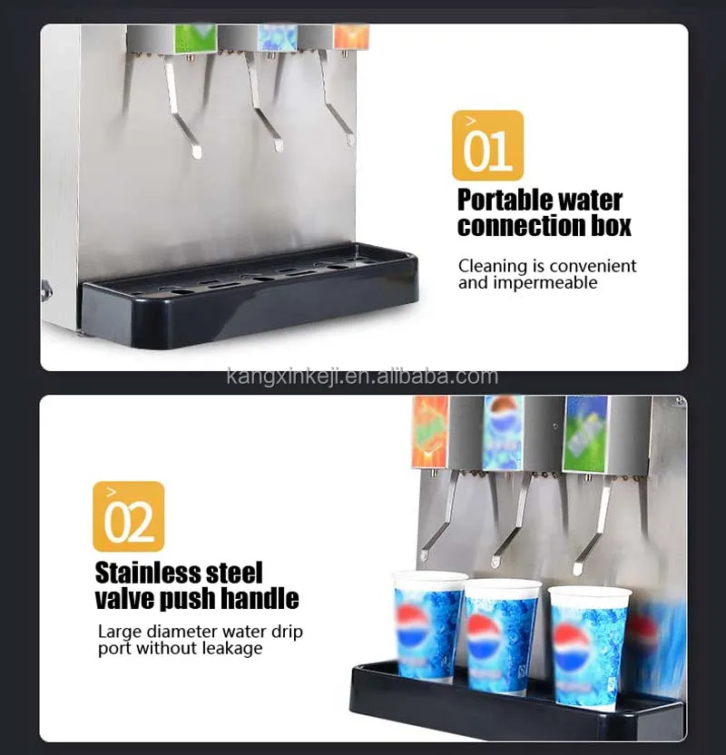 Cold Drink Cola Fountain Dispenser - Efficient & Automatic