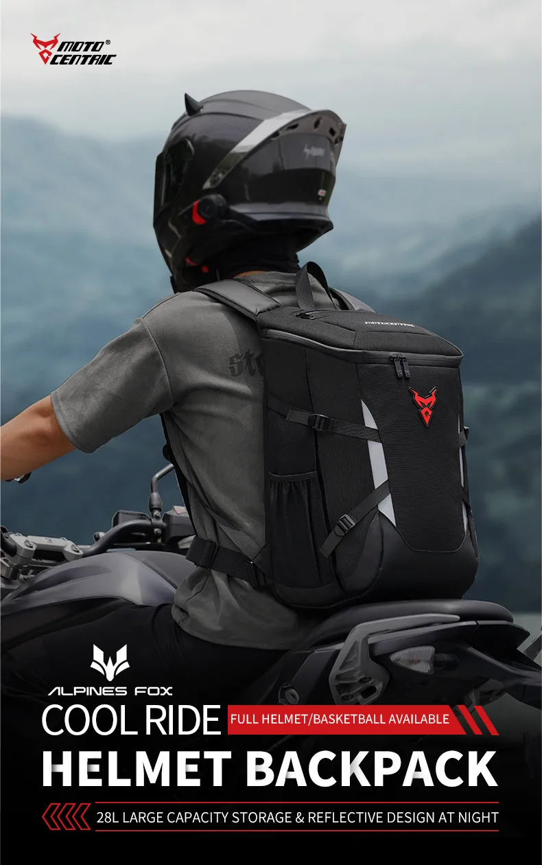 Multifunctional Motorcycle Helmet Bag Waterproof Motorbike Travel ...