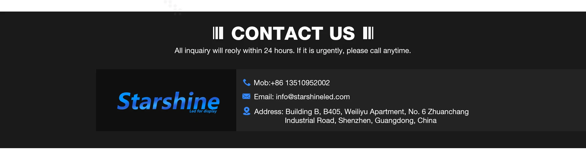 Company Overview - Starshine Led Co., Ltd.