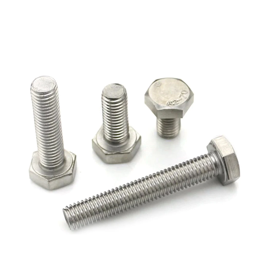 Din 933 Iso4017 Hexagon Head Bolts Full Threaded 1/4" 5/16" 3/8" 7/16" 3/4" 7/8" 2" 3" 4" S41600 ...