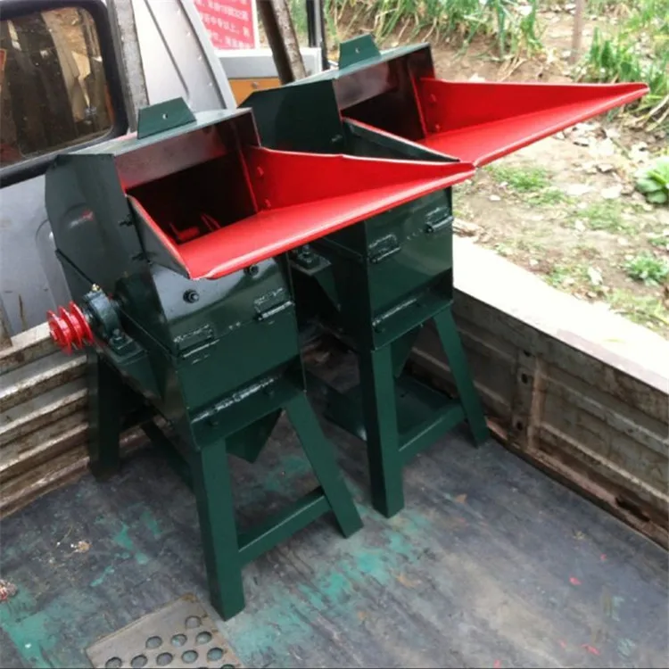 Electric Motor Diesel Engine Maize Straw Grinding Hammer Mill With ...