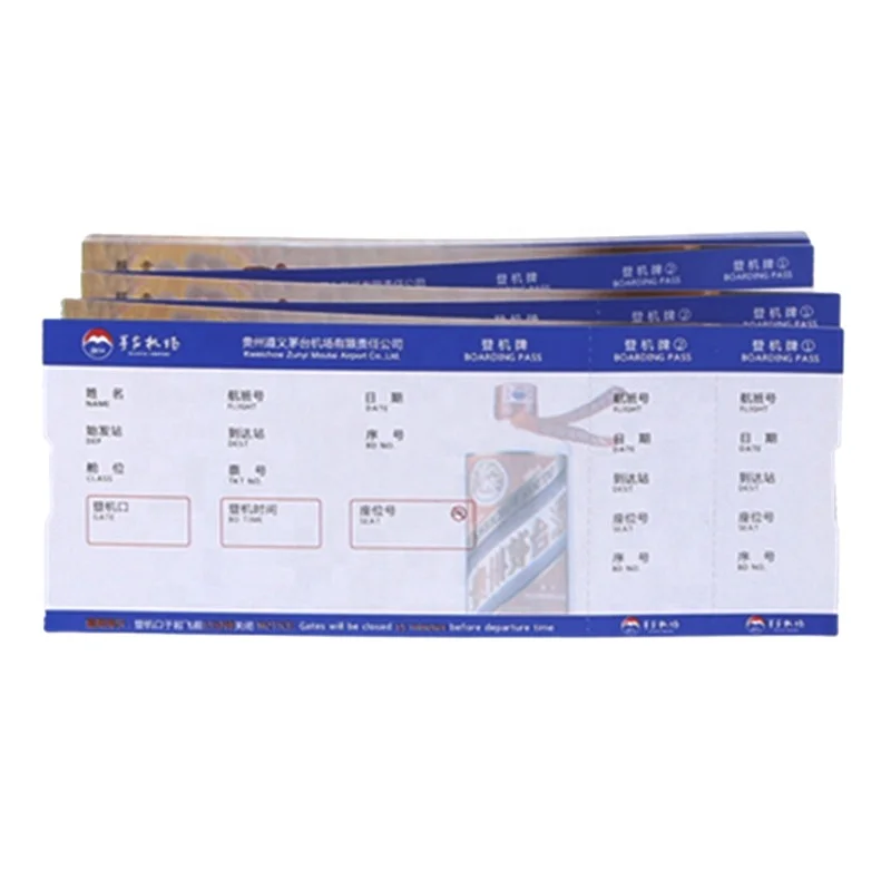 Alibaba.com: Custom Factory Price, Thermal Paper, Airline Boarding Pass ...