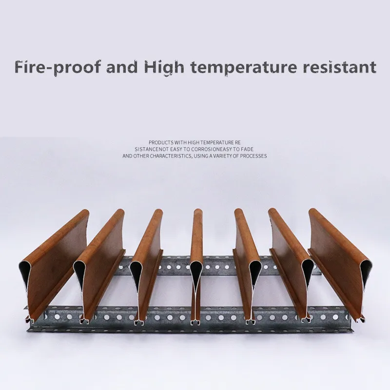 Durable Droplet Shape Linear Track Cladding Metal Panels