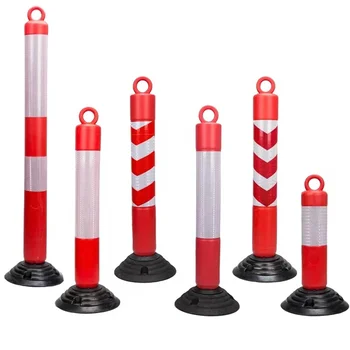 Separated Base Safety Posts Bollards Flexible Portable Removable Cheap ...