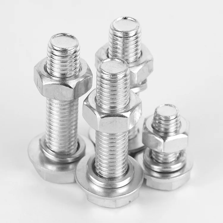 DIN6921 Galvanized Zinc-Plated Gi Grade 8.8 10.9 12.9 Hexagon Bolt High ...