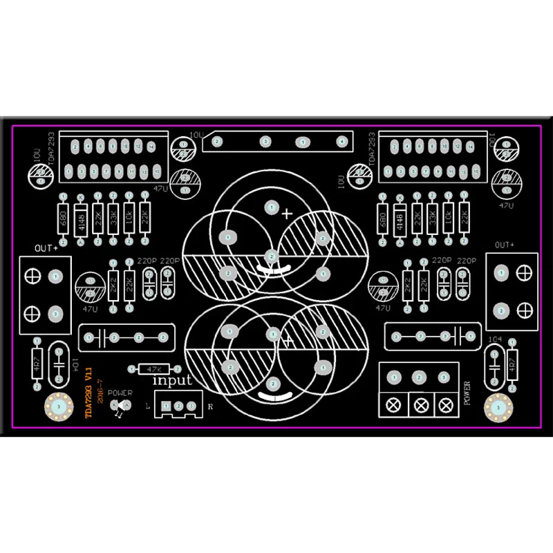 Packbox DIY Kit TDA7293 Audio Amplifier Board 100W+100W