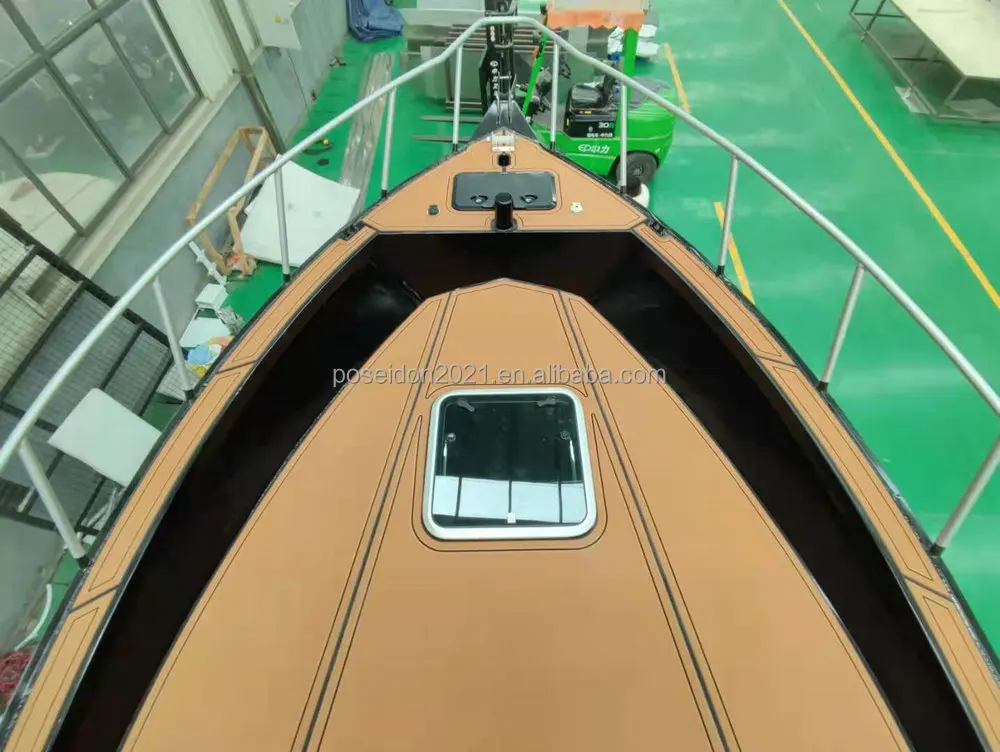 11m Walkaround Fishing Boat with Outboard Engine Aluminum Center Cabin ...