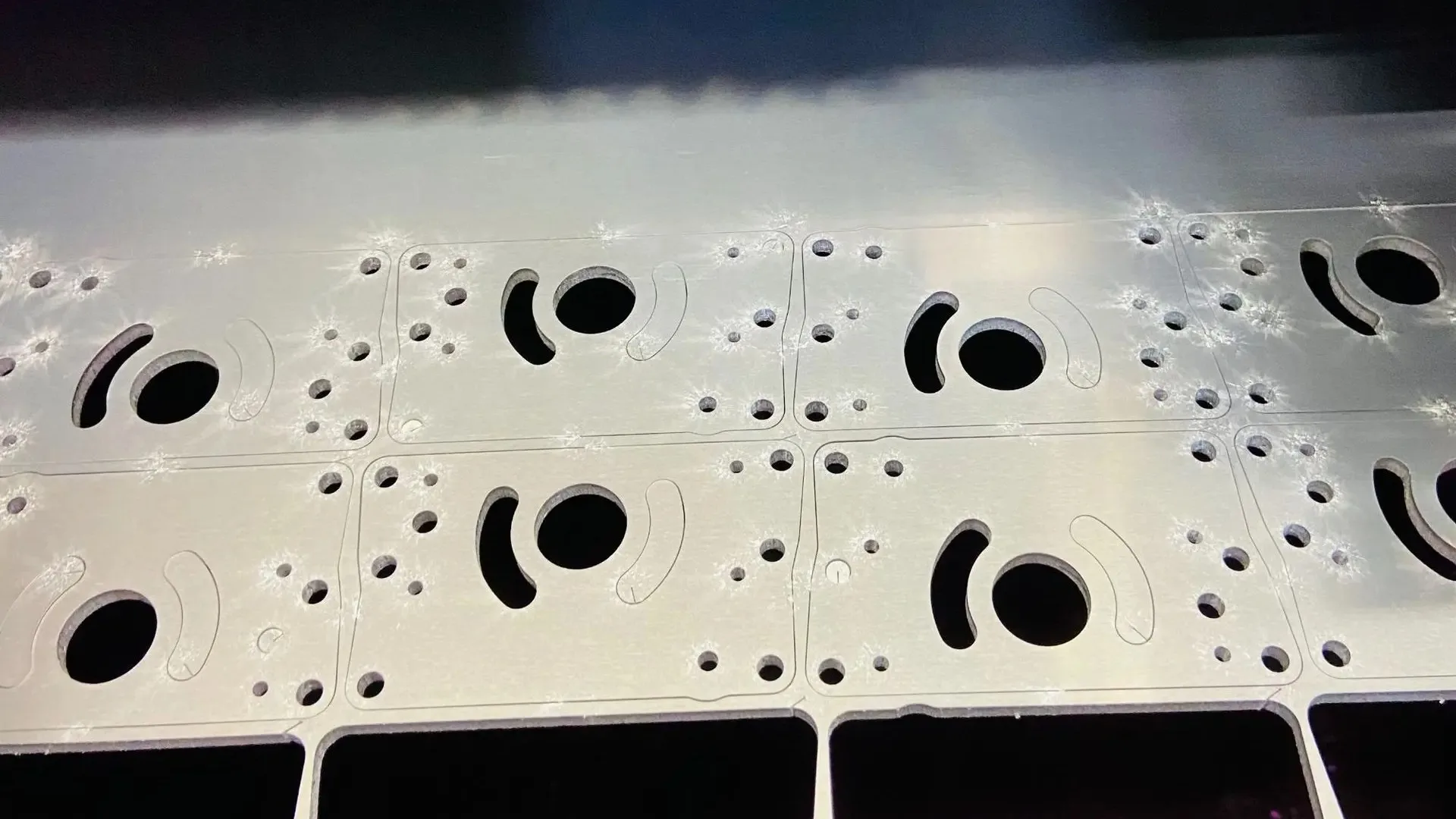 Custom 6061 Aluminum Plate 4.0 Laser Cut Pieces Surface Brushed Finish ...