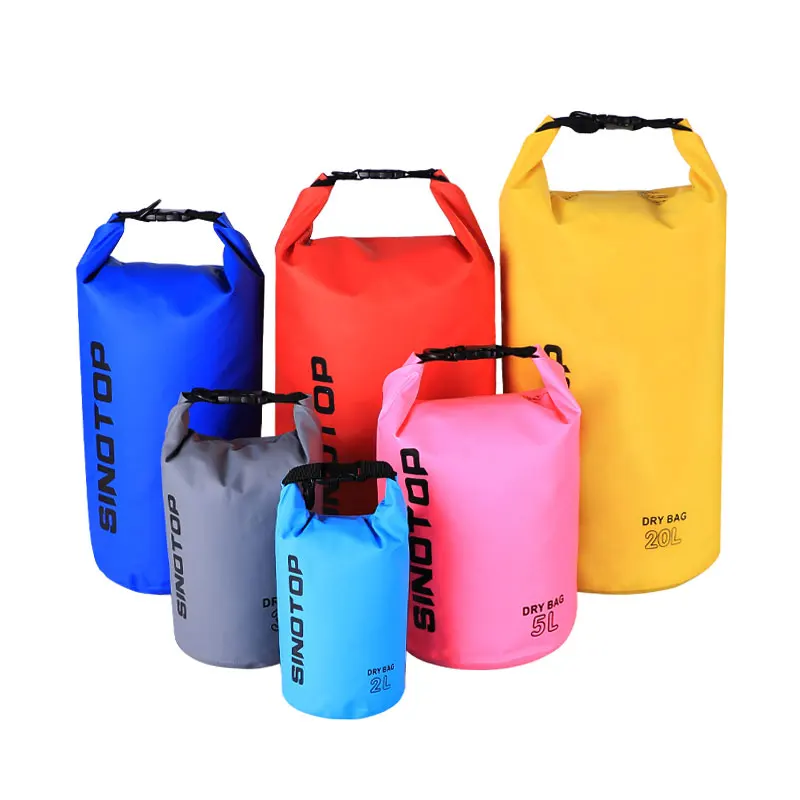 Factory Oem Custom Print Logo 2l 5l 10l 15l 20l Hiking Swim 500d Pvc Tarpaulin Bolsas ...