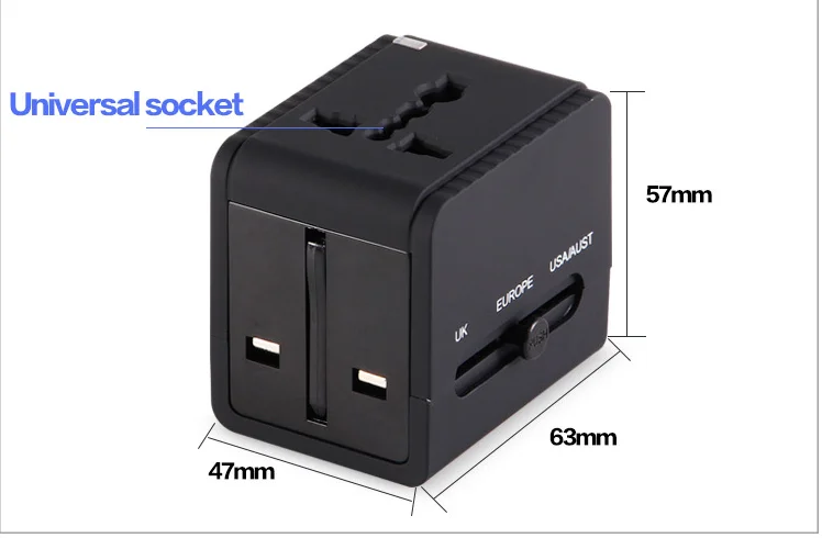 All in One Travel Plug - Universal Charger for Every Country