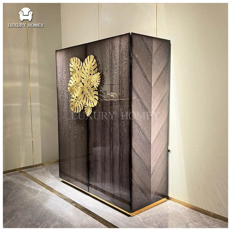 Modern Luxury Italian Display Cabinet Showcase Wooden Wine Cabinet ...