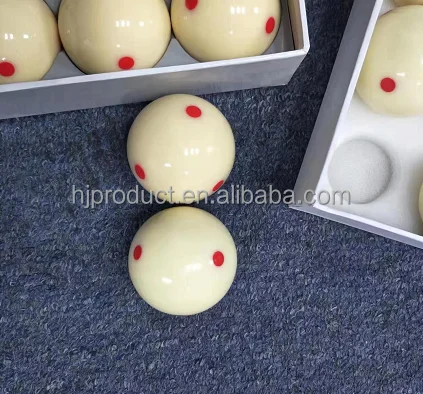 57.2mm Pool Table Game Six Red Dots Billiards Ball Set