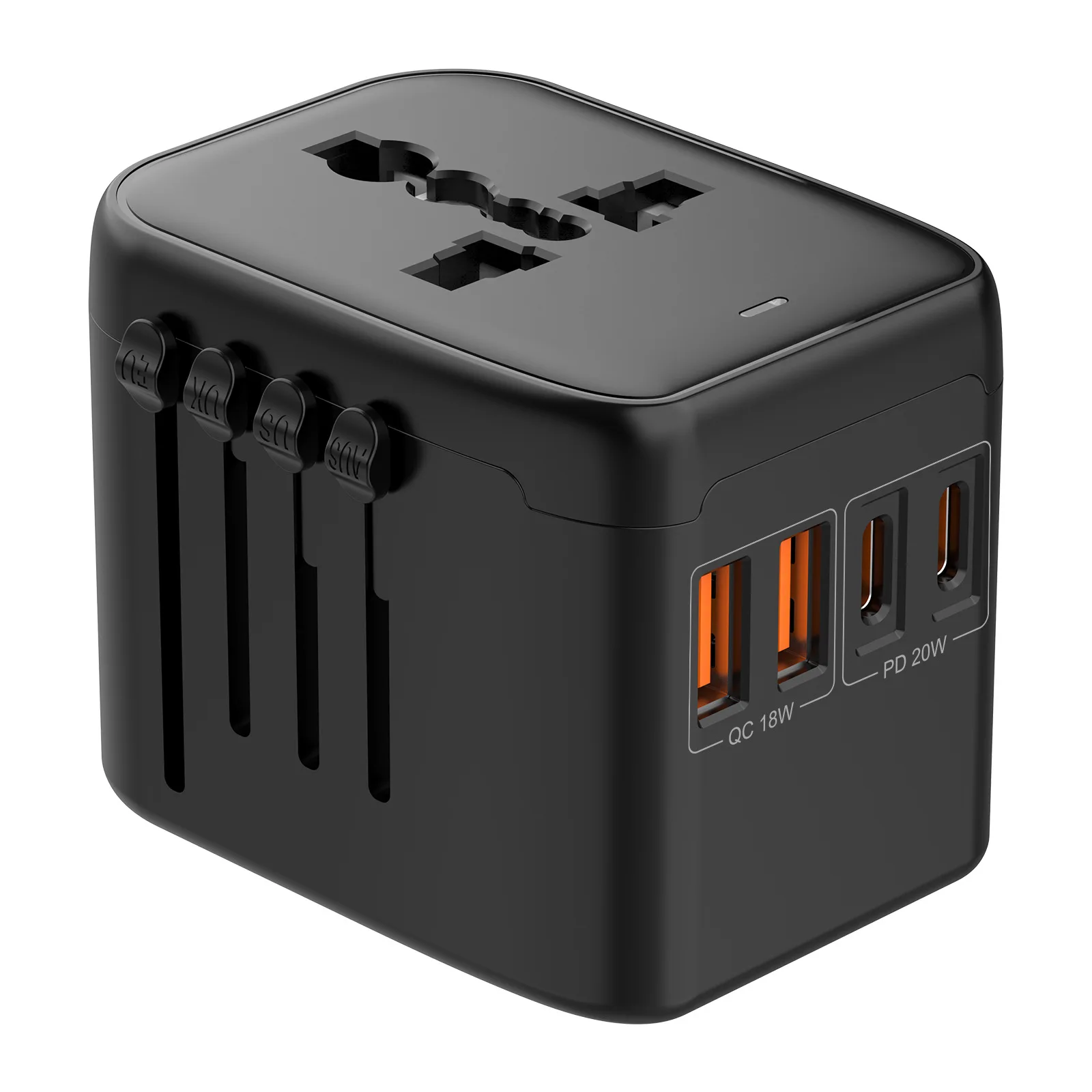 High Quality 4-Port 38W Super Charging Universal Travel Adapter USB ...