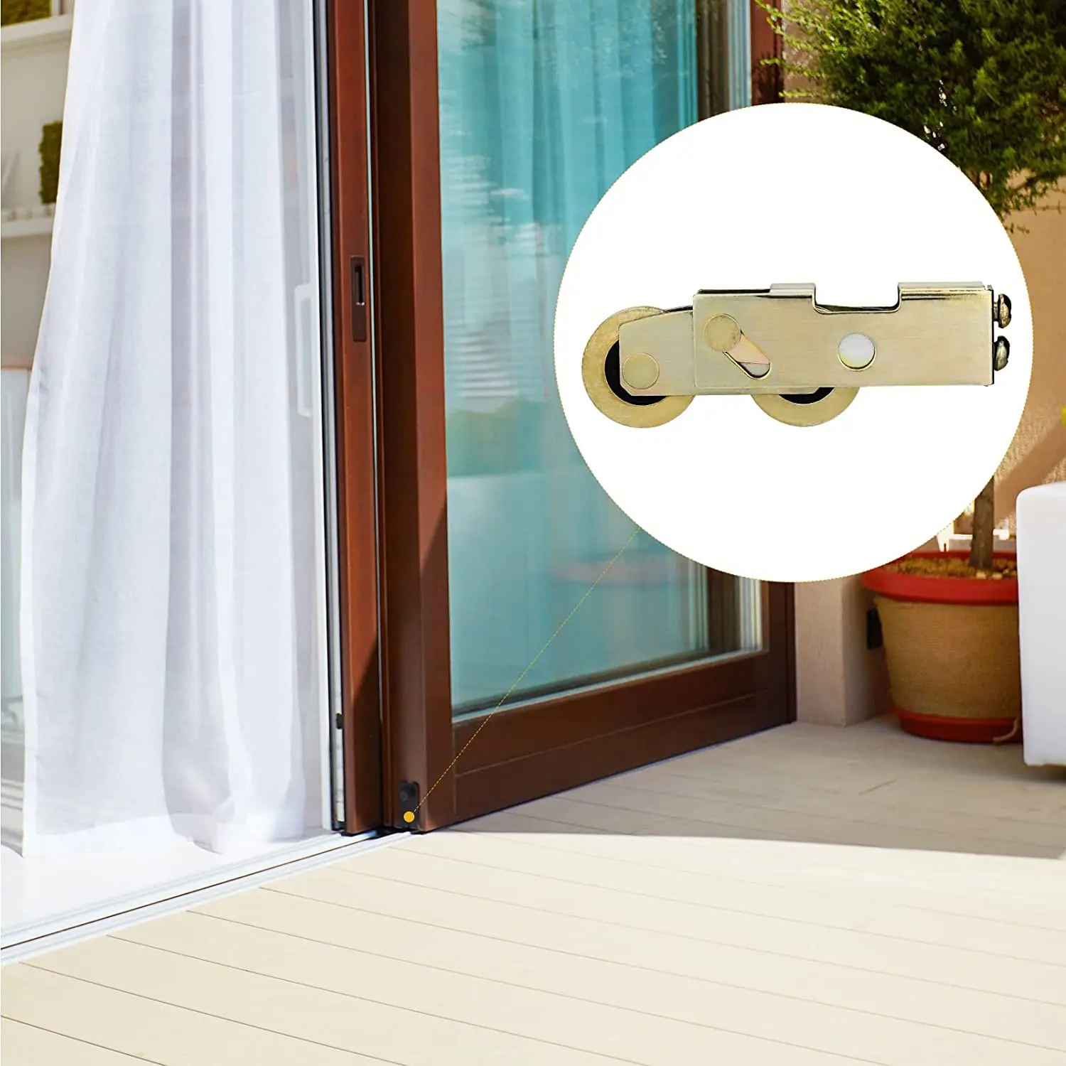 Sliding Glass Screen Tank Track Doors Gate Windows Steel Ball Bearing ...