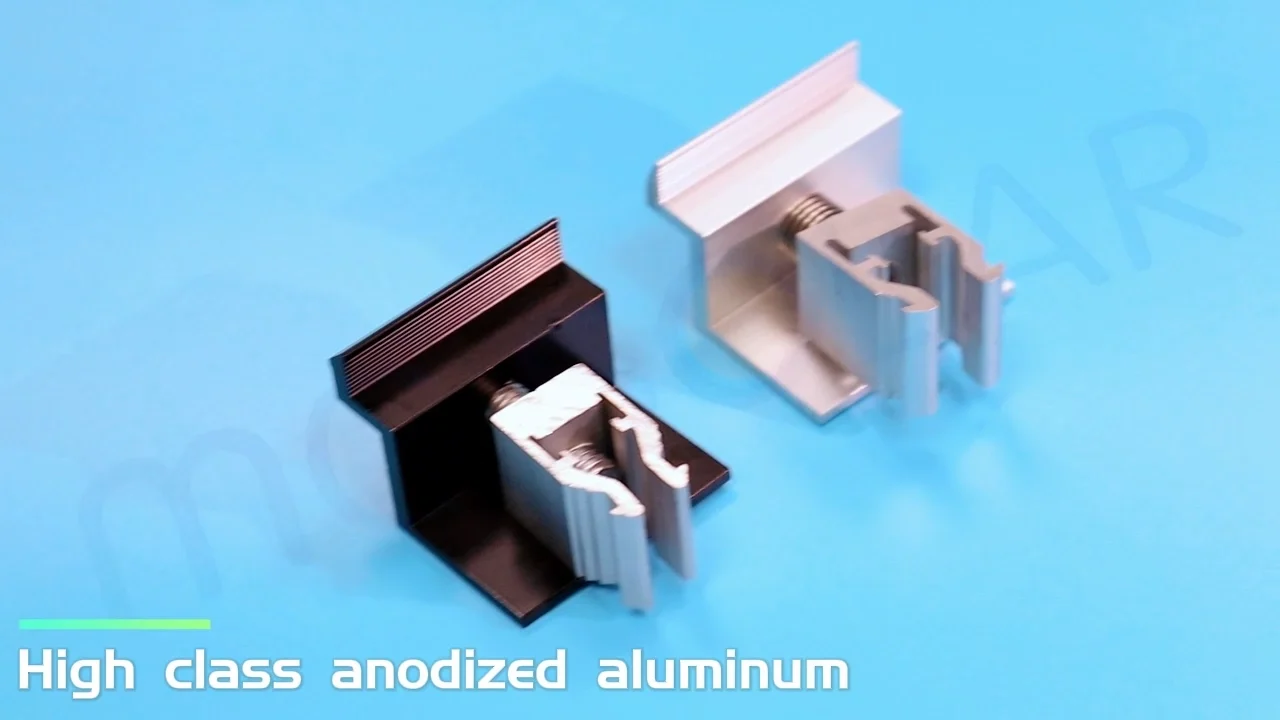 Adjustable Solar Panel Mounting Bracket End Clamp For35/40/45 Solar ...