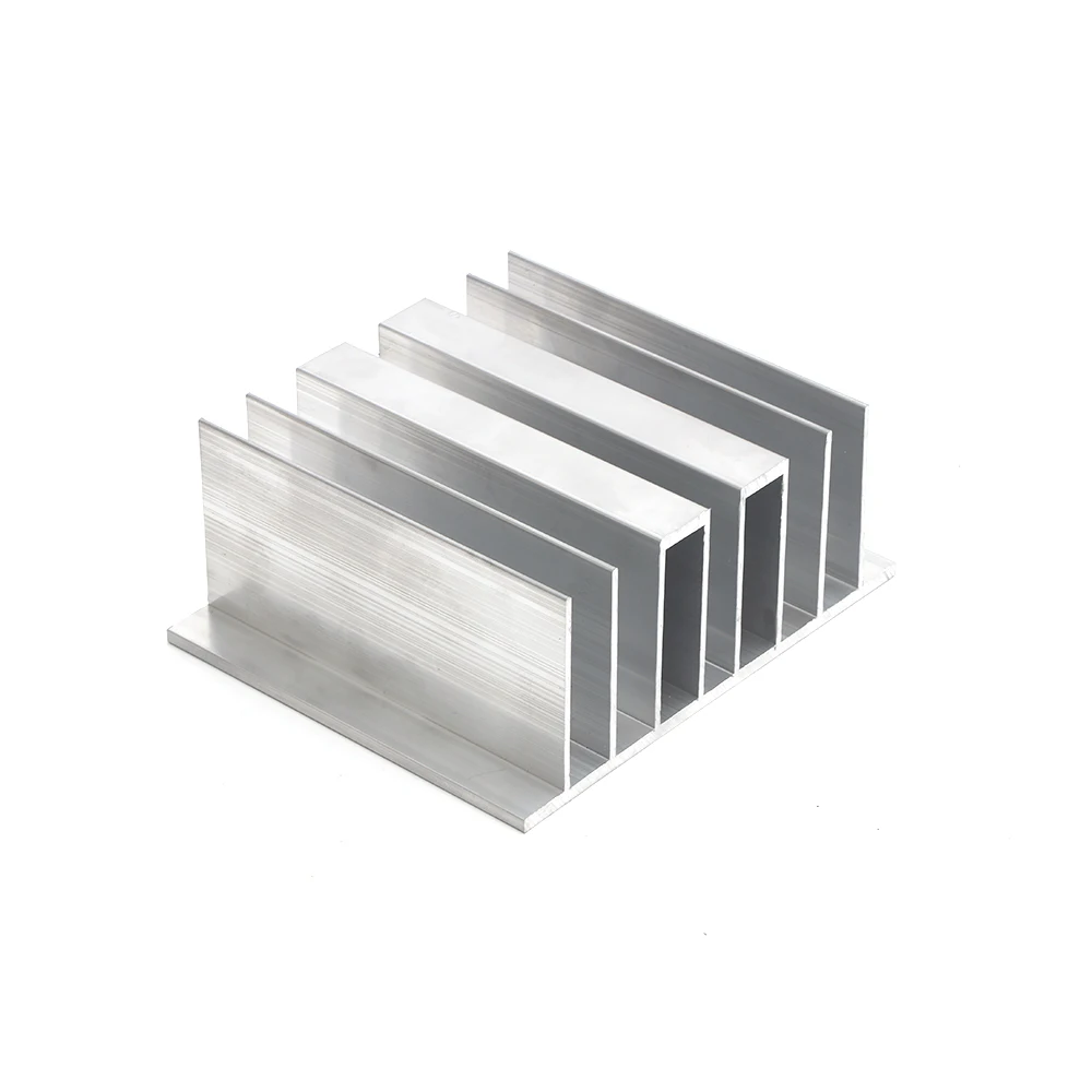 Under Cnc Anodize Finish Aluminium Heat Sinks 6063 T6 Extruded Aluminum ...