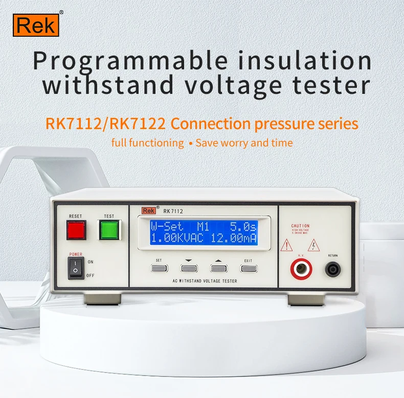 China Rek Programmable Tester RK7122 AC/DC Insulation Withstanding ...