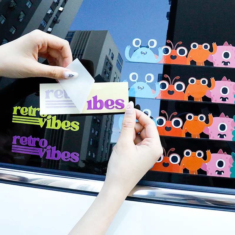 Custom Car Window Stickers - Durable & Weatherproof