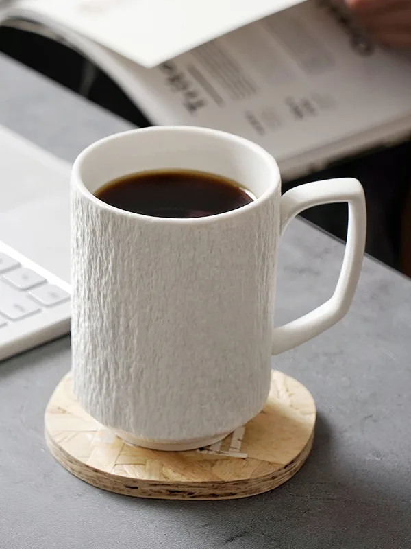400ml Rock Surface Ceramic Mug Breakfast Water Milk Juice Tea Cup ...
