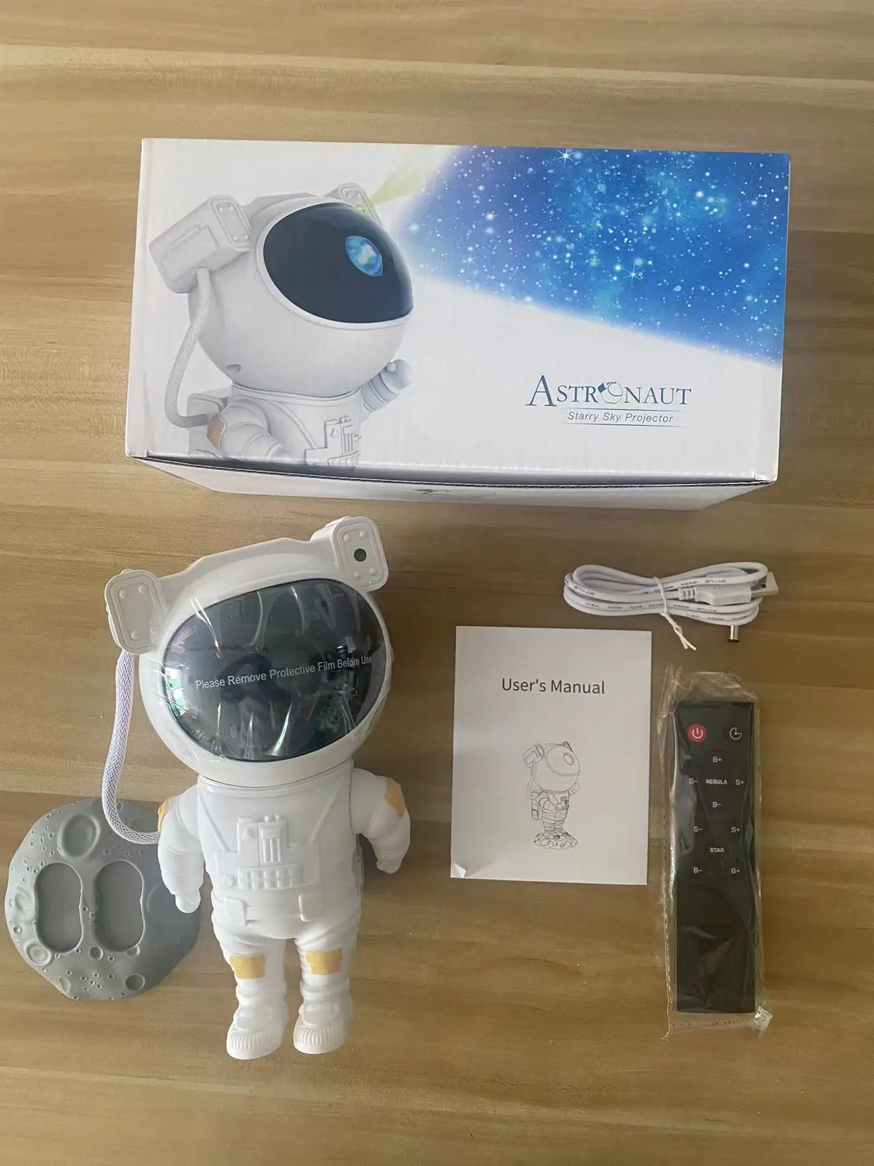3d Astronaut Star Projection Lamp Led Projector Star Kids Led Night ...