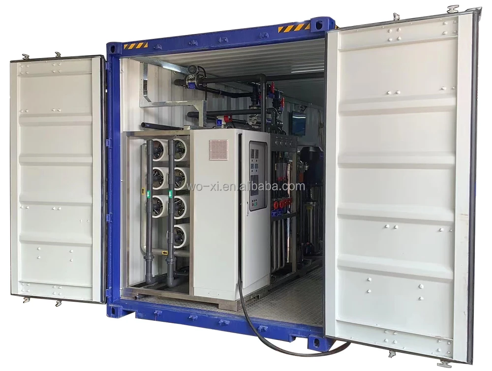 Remote Control Containerized Drinking Water Filtration System