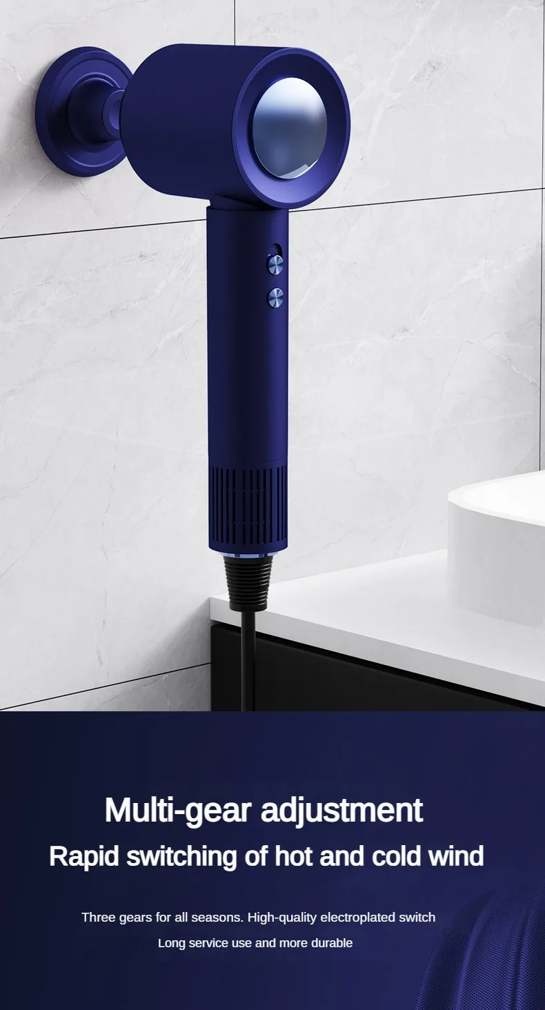 2024 Ionic Blow Professional Blower With Comb Custom Quiet Private