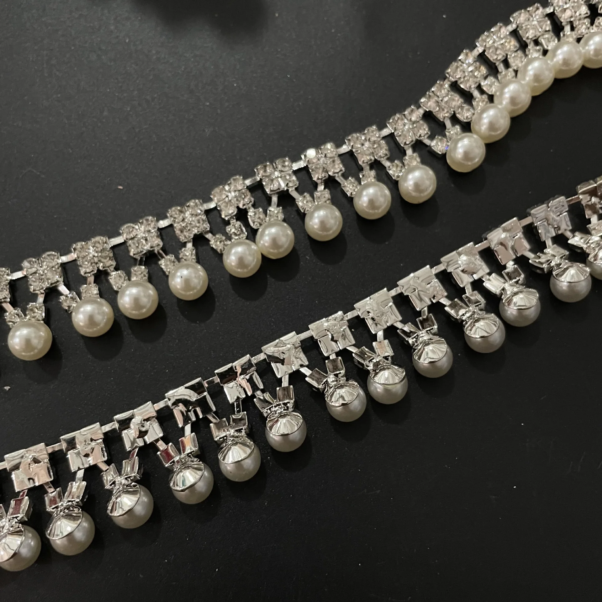 Handmade Bead Trims - Elegant DIY Garment Accessories