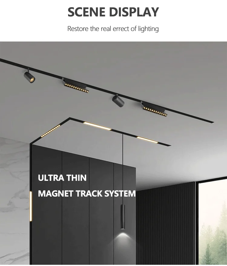 Keshuo Hot Selling Rail Spotlights Shop Indoor Magnetic Track Light ...