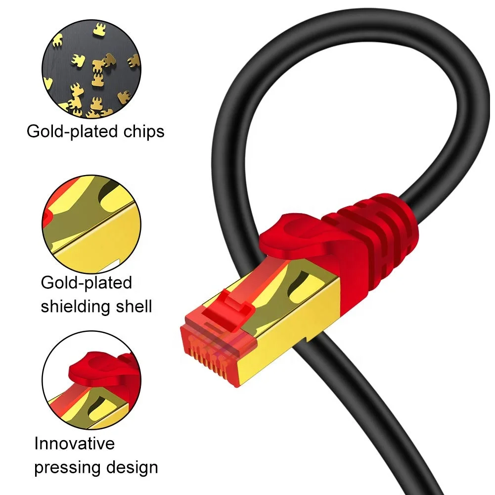 23awg Cat6a Cat7 Cat7e Ethernet Multi Multifunctional Network Cable ...