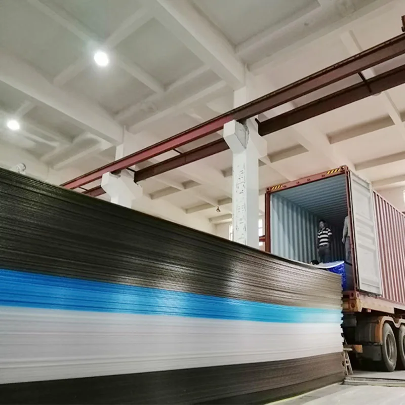 Transparent Color 25mm Sturdy X Structure Polycarbonate Sheet For ...