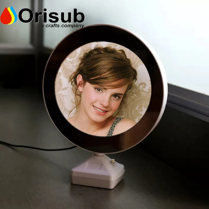 Round Magic Mirror Photo Frame For Sublimation - Buy Round Magic Mirror ...