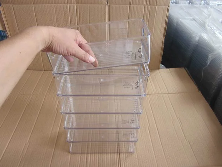 Abs Sustainable Transparent Rectangular Under Desk Organizer Hidden ...