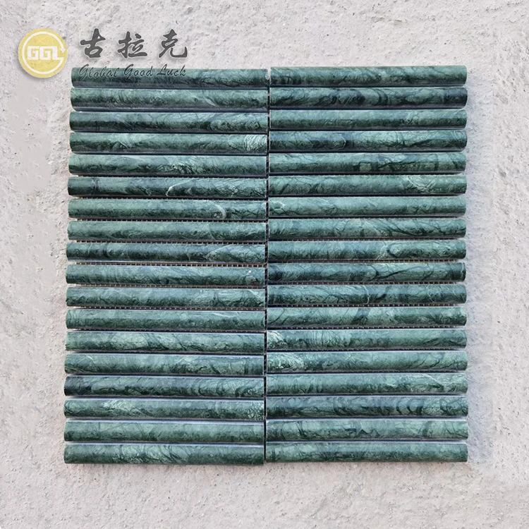 Interior Wall Tiles Curve Fluted Modern Mini Flute Tile Stone