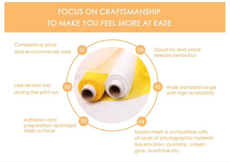 Doyan Multifilament Screen Printing Mesh For Garment Free Shipping High ...