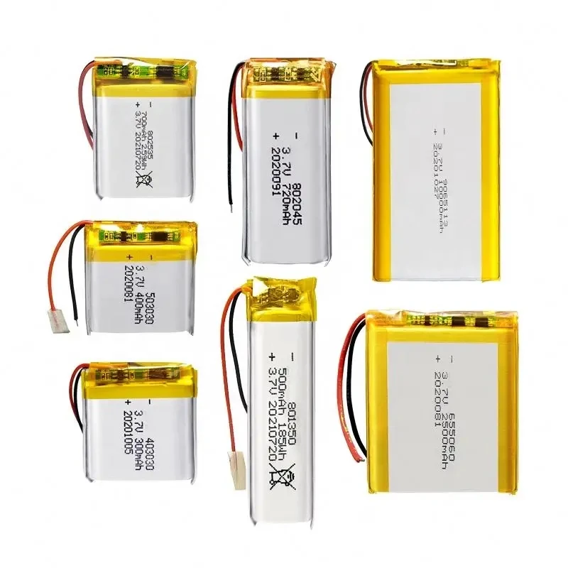 Small Size 401030 90mah Rechargeable 3.7v 954674 4050mah Li Polymer ...