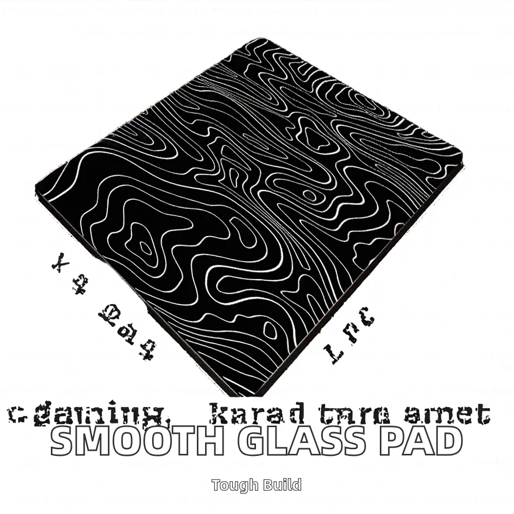 High Responsiveness Glass Mouse Pad Minimal Initial Friction Ideal for ...