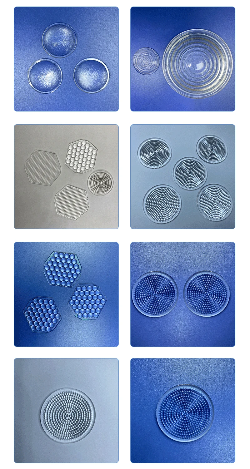 Round Diameter 60mm Series Fresnel Lens LED Lighting Optical Fine ...