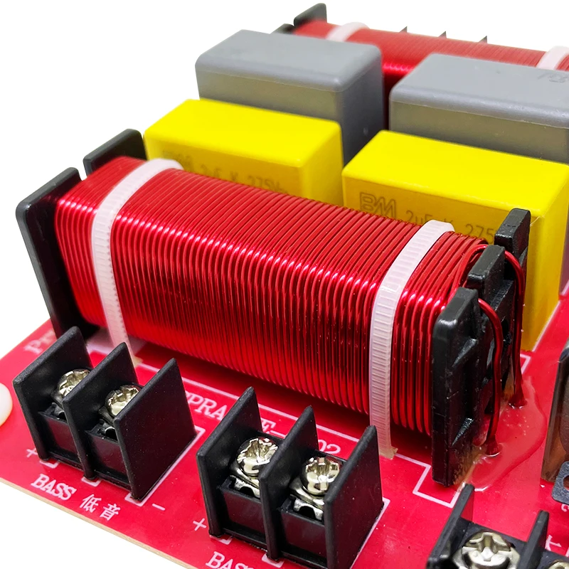 500W Speaker Passive Crossover 6 Way High Low Audio Network