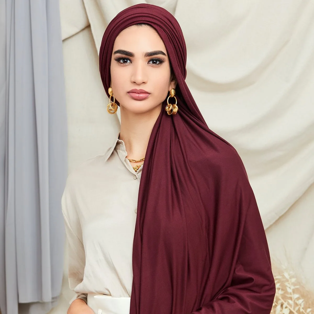 Wholesale 180*70cm High Quality Women Muslim Shawl Wrap