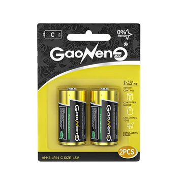 Gaonengmax C Piles 1.5v Lr14 Alkaline Pilas Dry Battery La Pile C Am2 ...