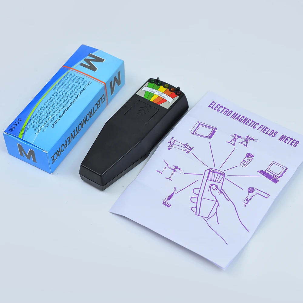 5 Led Emf Meter Magnetic Field Detector Ghost Hunting Paranormal ...