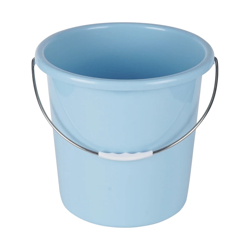 Manufacture Wholesale Cleaning Accessories Household Round Plastic Large Water Washing Bucket With Handle