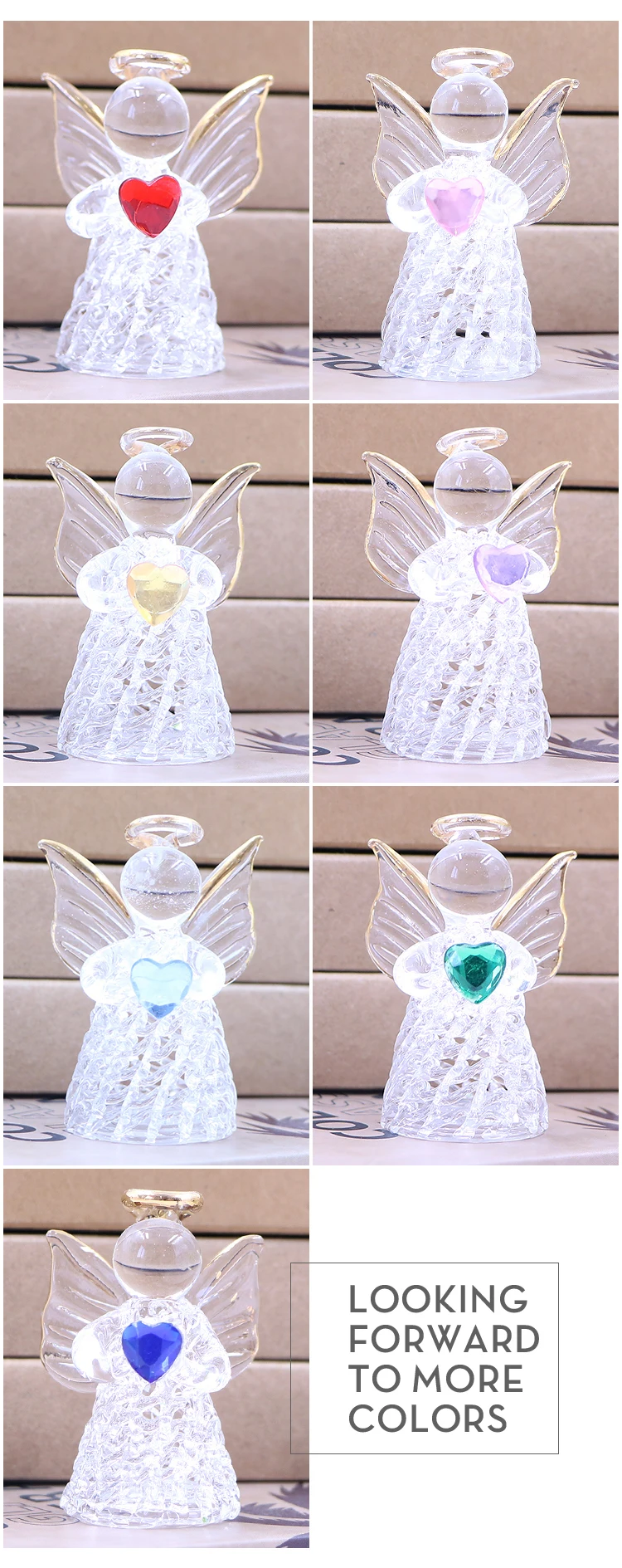 Custom Hand Blown Glass Fairy Angel Figurine Ornament