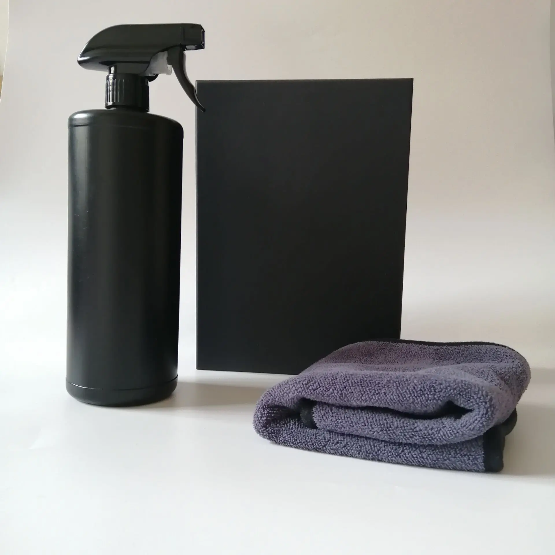 32oz HDPE plastic Matt black trigger spray car care detailing bottle ...