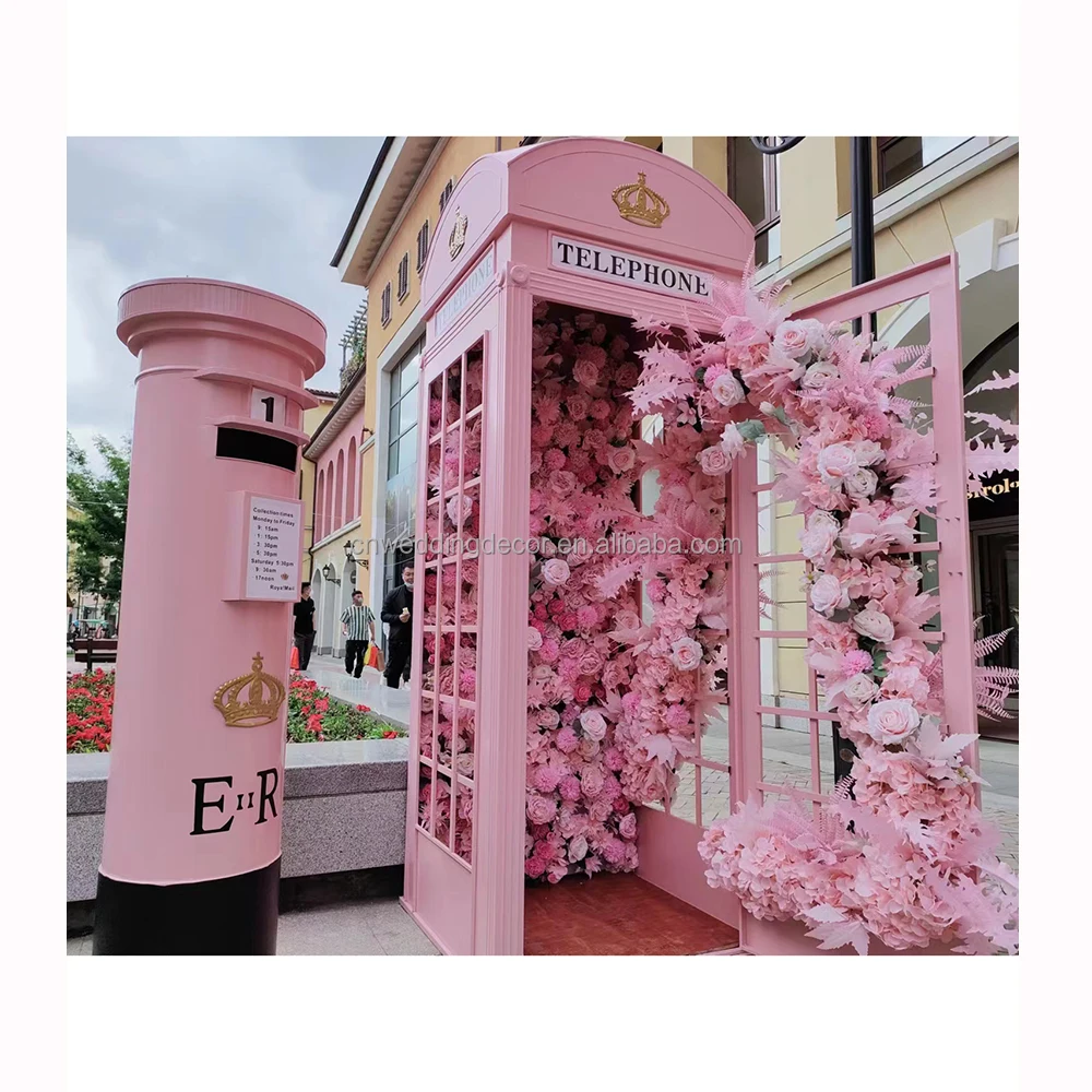 Pink Telephone Booth for Sale - Perfect Wedding Decor