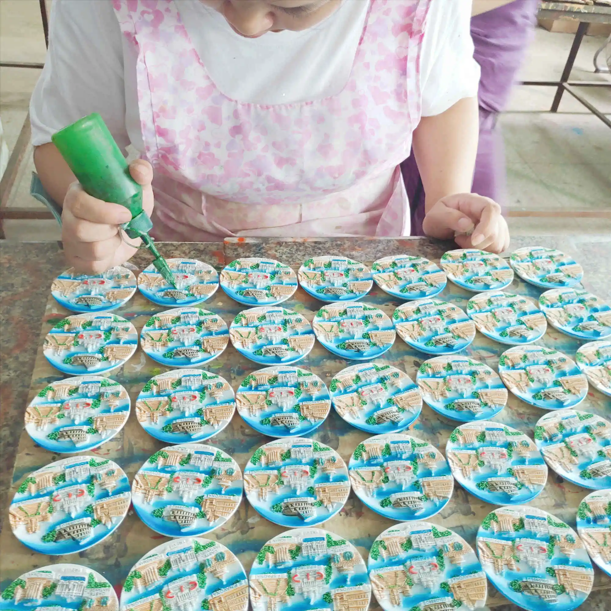 Wholesale High Quality Colorful Spain Souvenir Mdf Wooden Fridge Magnet ...